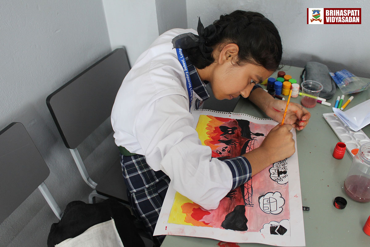 Inter School Art Competition. | Brihaspati Vidyasadan