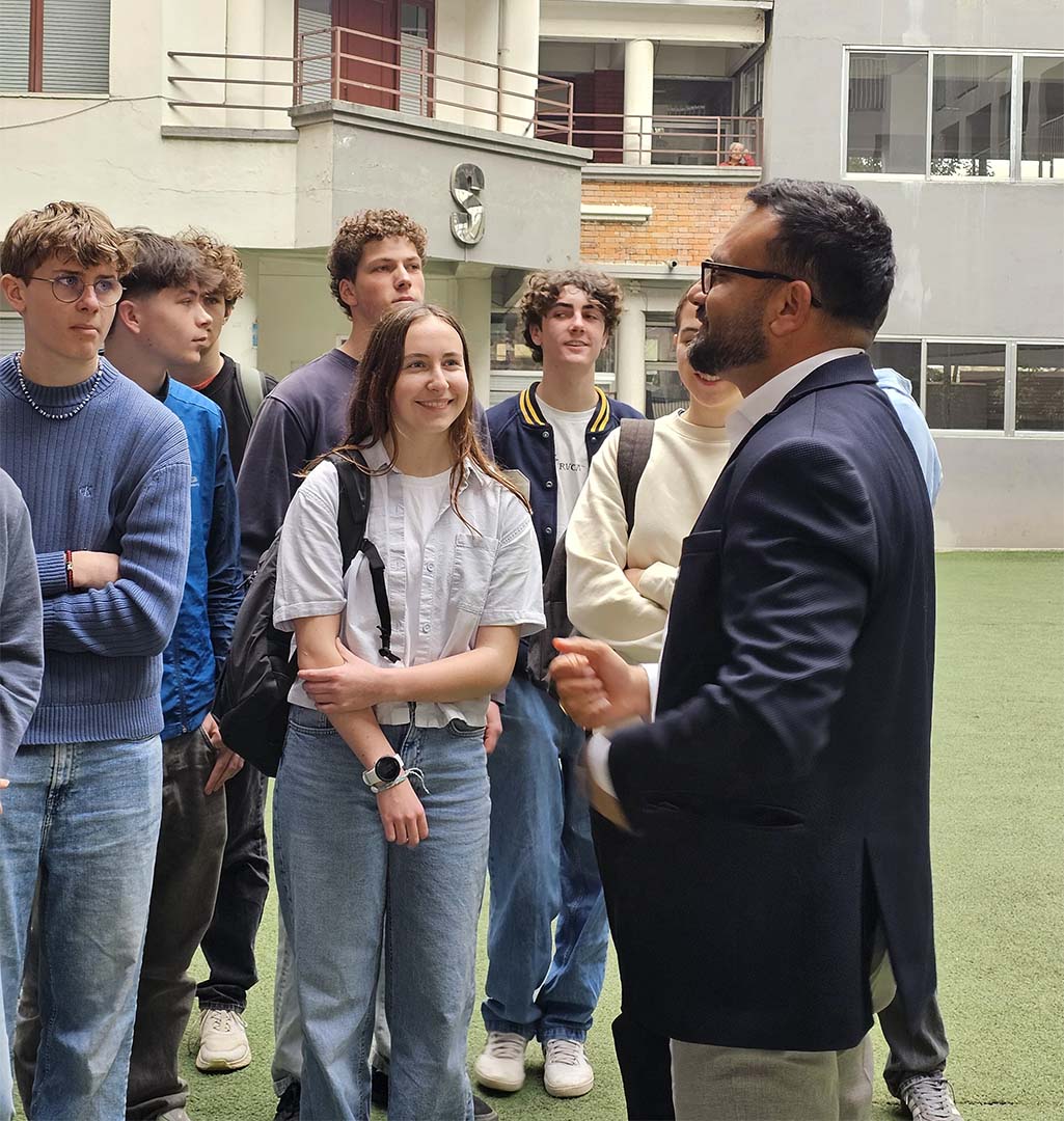 French Students visit to BVS | Brihaspati Vidyasadan