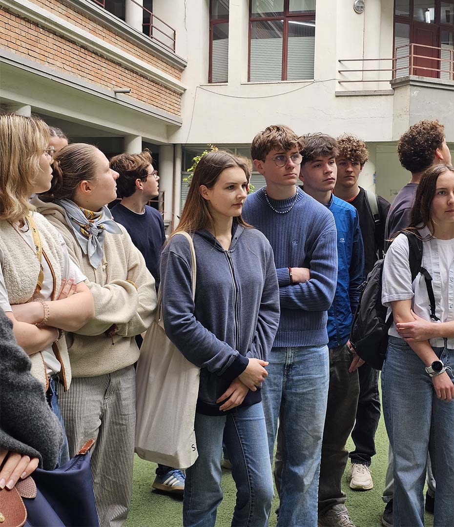 French Students visit to BVS | Brihaspati Vidyasadan